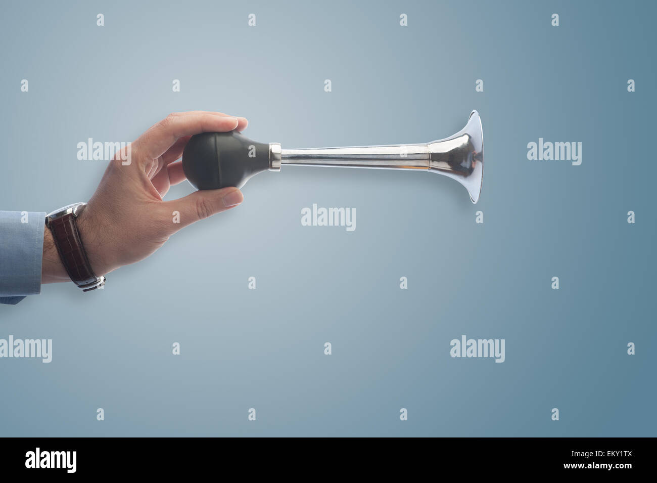 Man Playing Horn High Resolution Stock Photography and Images - Alamy