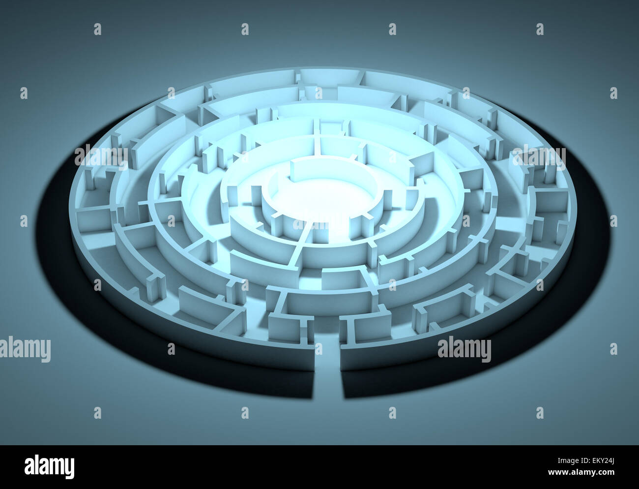 Illustration of maze hi-res stock photography and images - Alamy