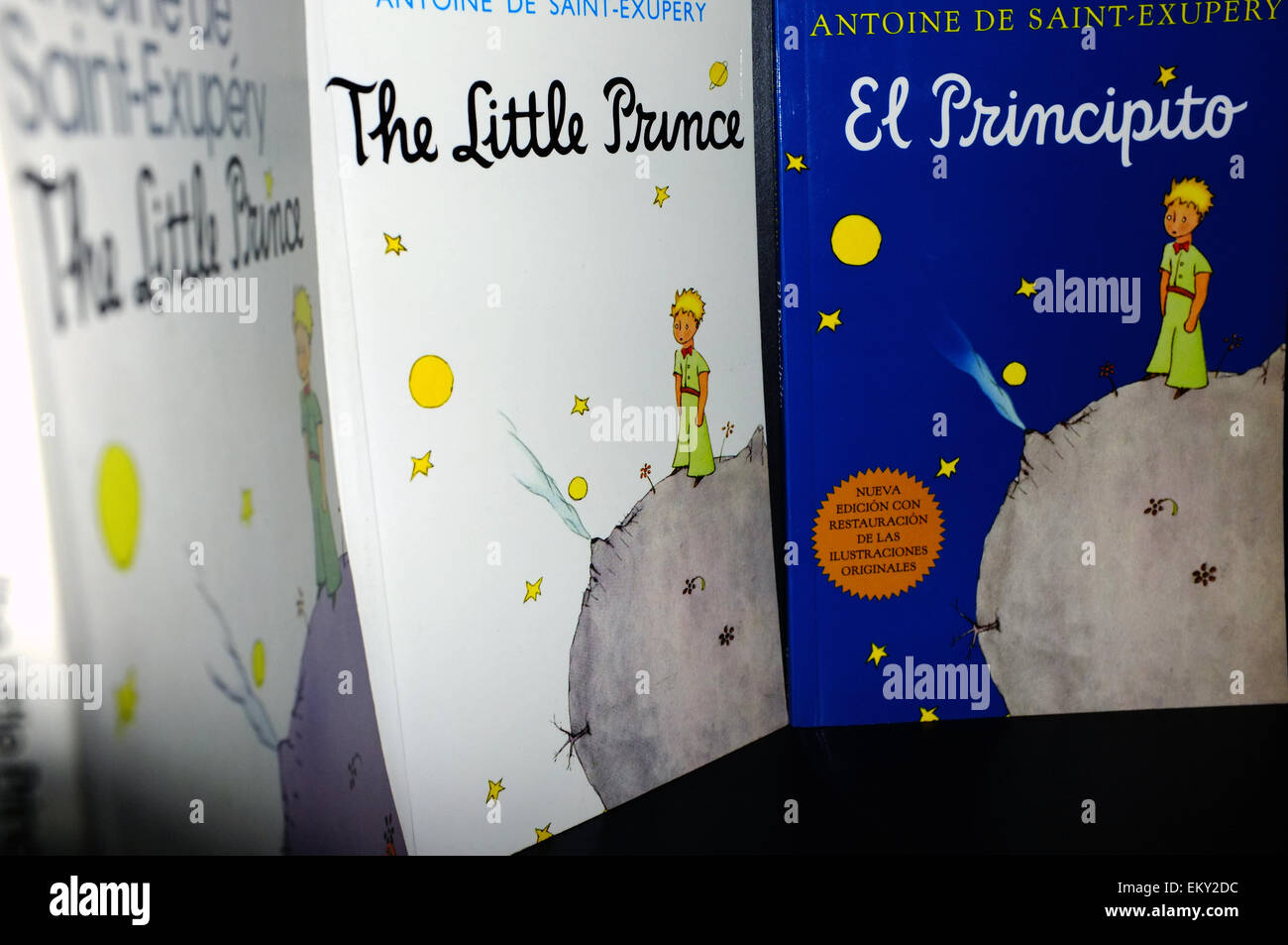 The front cover of different copies of The Little Prince book ...