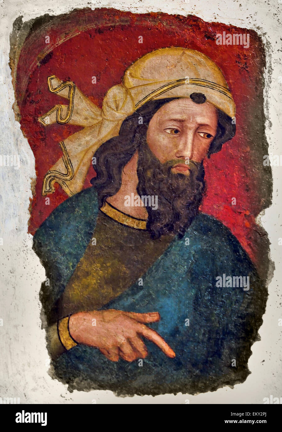 Head of a Prophet 1360 and 1370 Medium tempera on plaster Unknown ...