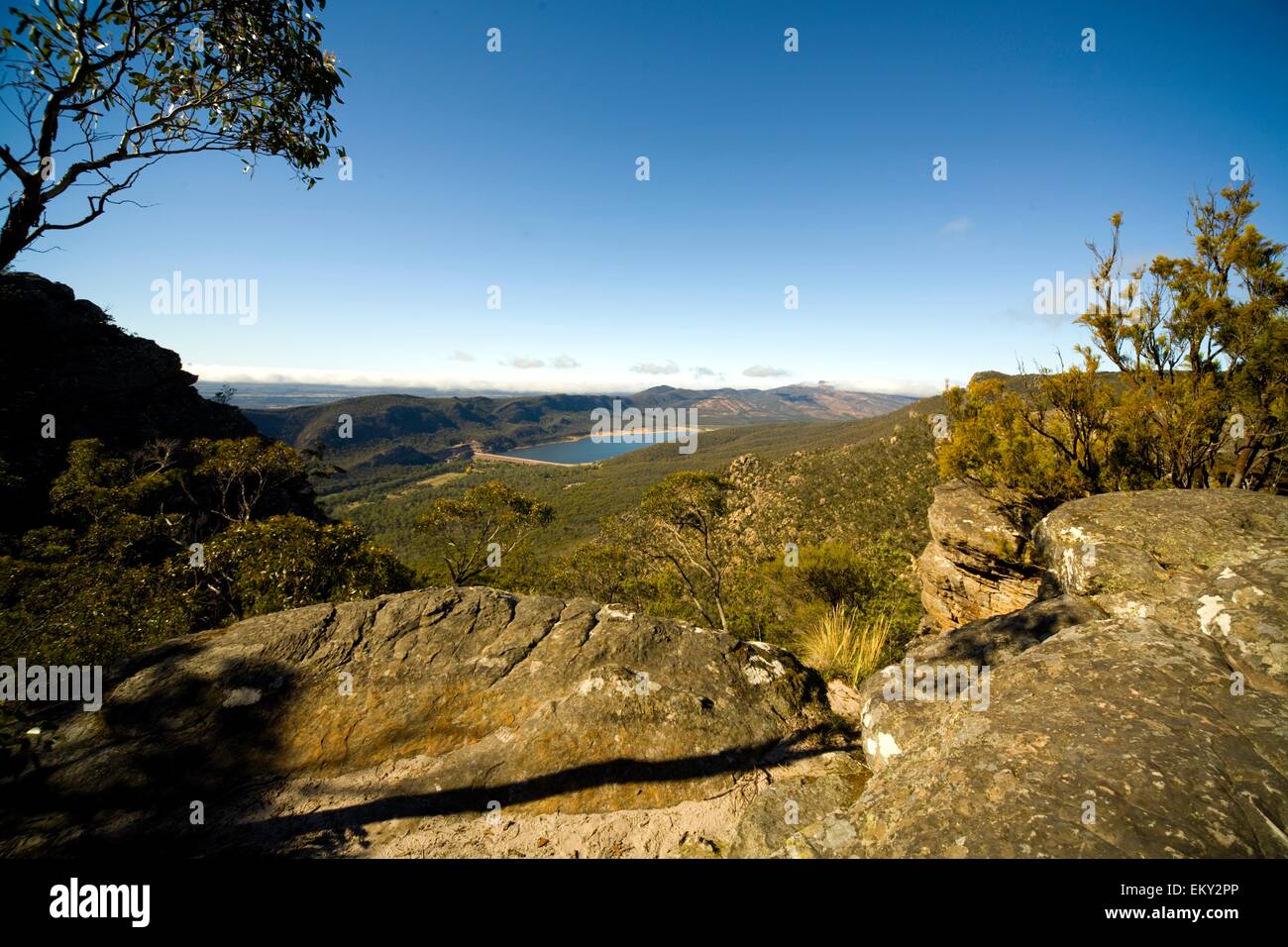 Mount William Range, Lake Bellfield, Victoria, Australia Stock Photo ...