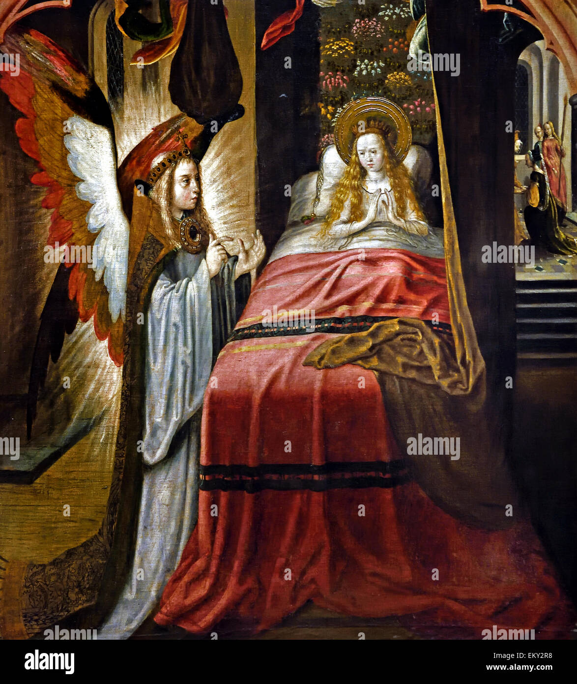 Master of the Legend of St Ursula and workshop ( active in Cologne 1480 – 1515 ) Appearance of ...