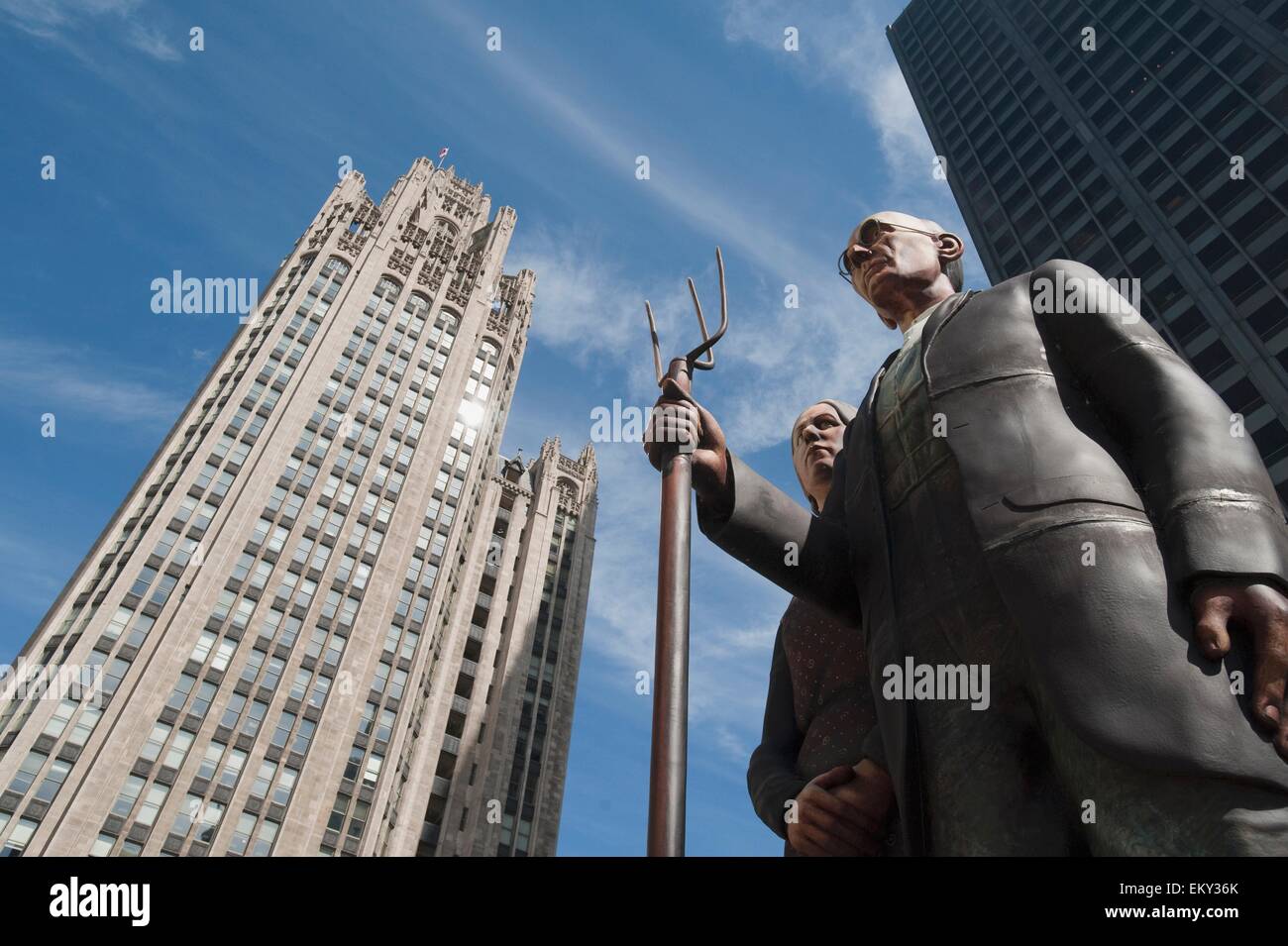 Statue industry chicago hi-res stock photography and images - Alamy
