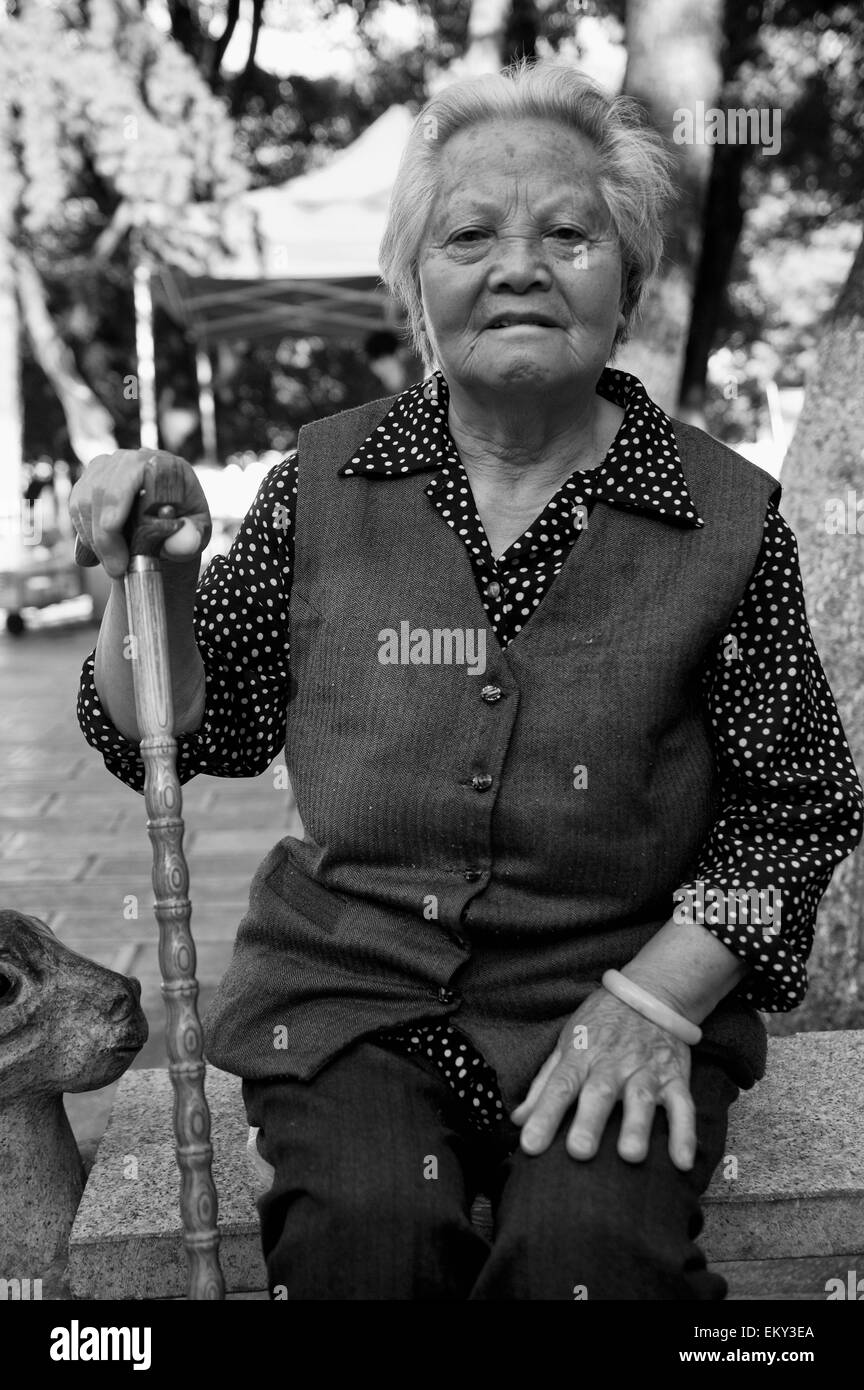 A walking stick Black and White Stock Photos & Images - Alamy