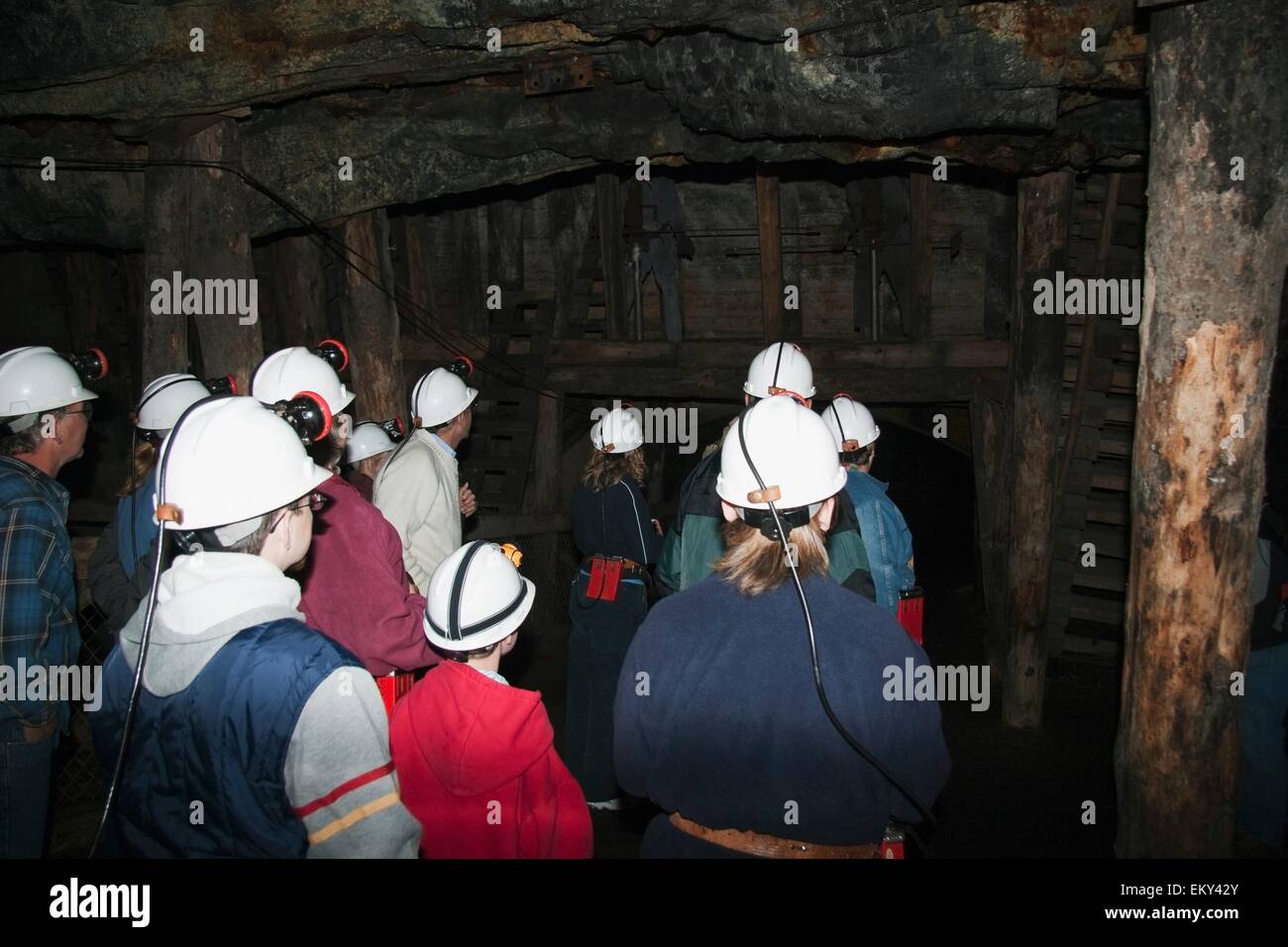 Tour Of Bellevue Mine, Crowsnest Pass, Alberta, Canada Stock Photo - Alamy