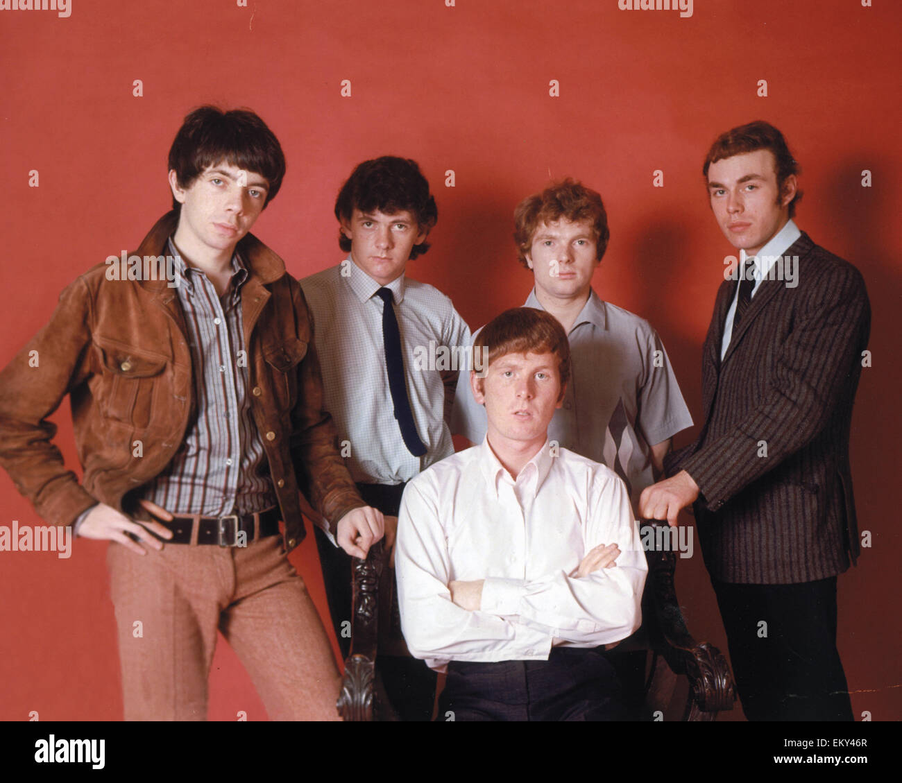THEN Northern Irish pop group in 1965 with Van Morrison second from ...