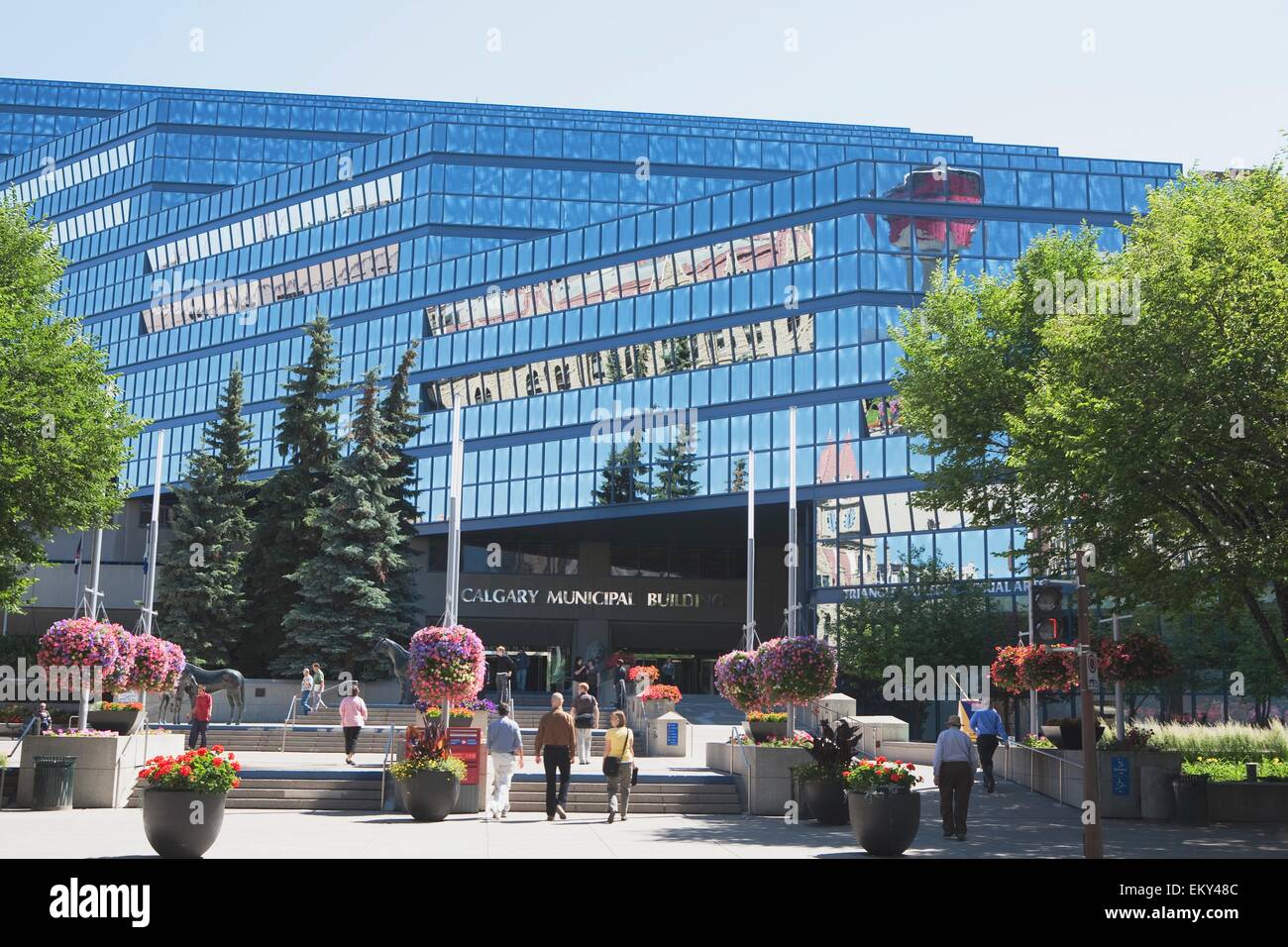 Modern City Hall, Calgary, Alberta, Canada Stock Photo - Alamy