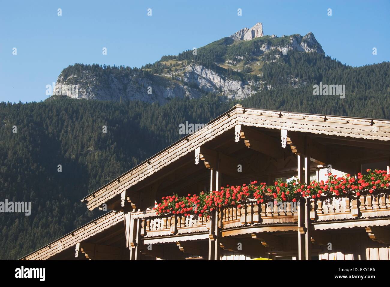 Tyrolean House, Maurach, Tyrol (Tirol), Austria Stock Photo - Alamy