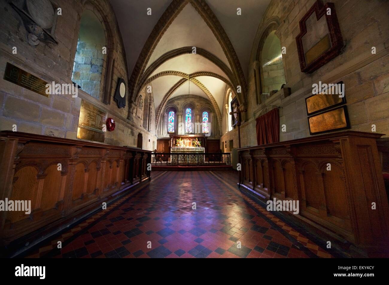 Cathedral hallways hi-res stock photography and images - Alamy