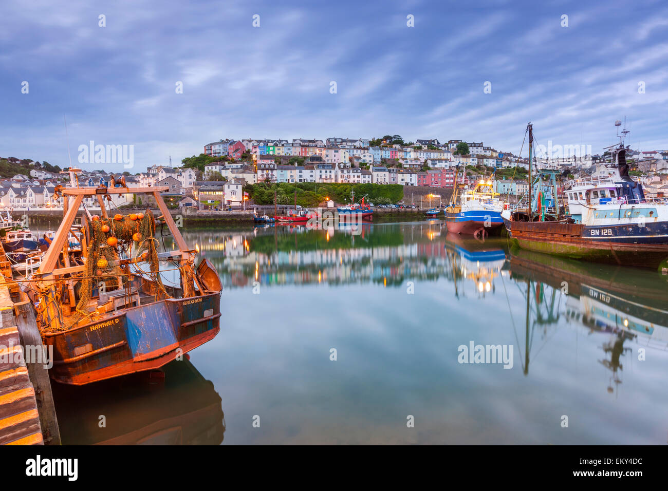 Front of brixham harbour hi-res stock photography and images - Alamy