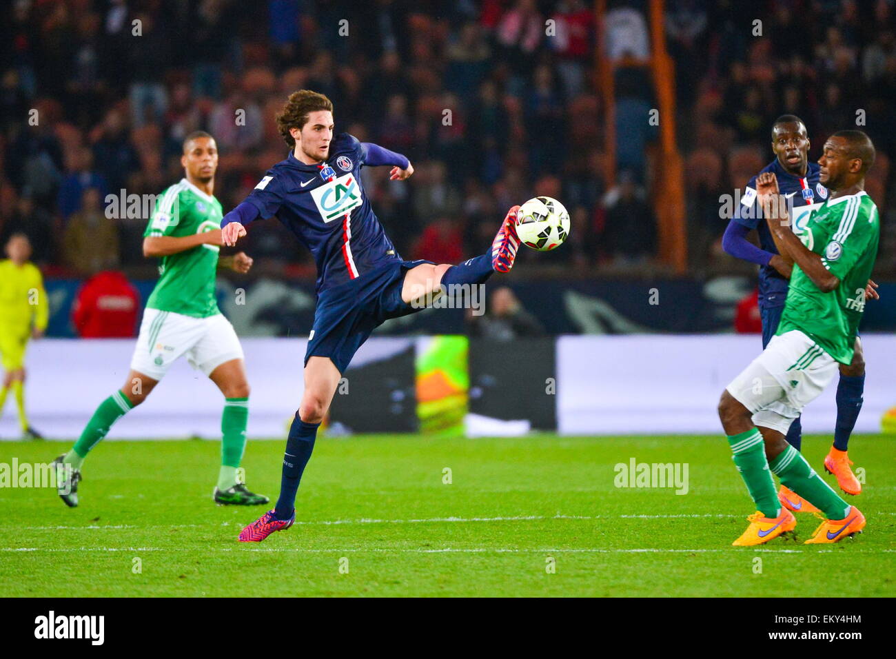 Adrien RABIOT - 08.04.2015 - Paris Saint Germain/Saint Etienne - 1 ...