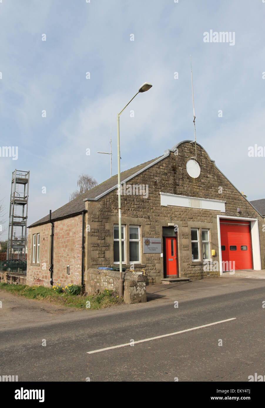 Alyth Community fire station Scotland April 2015 Stock Photo - Alamy
