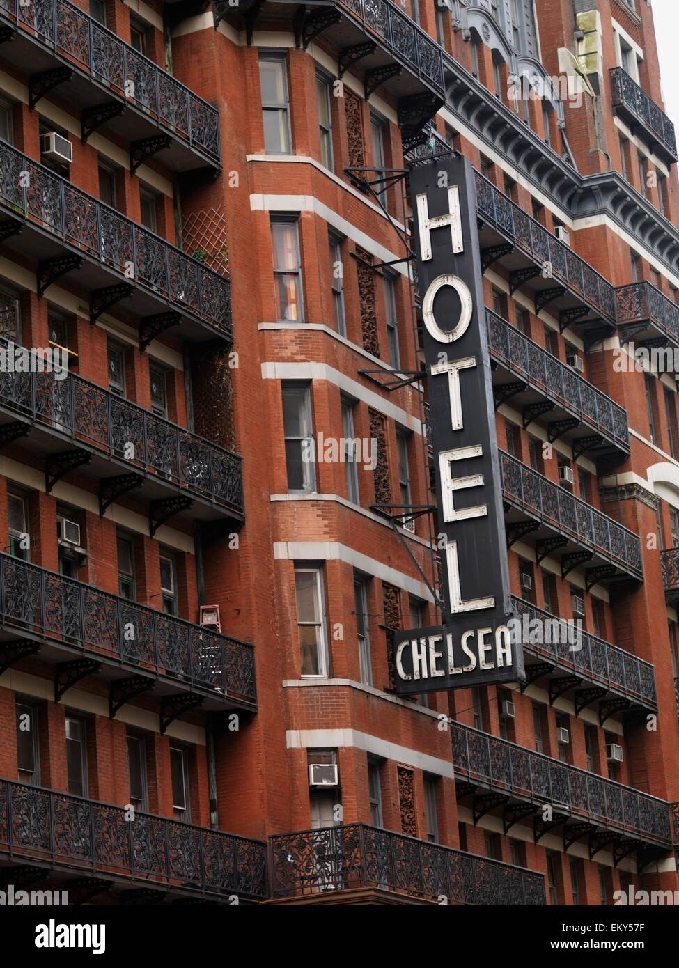 Exterior Of Chelsea Hotel, Manhattan, New York, Usa Stock Photo - Alamy