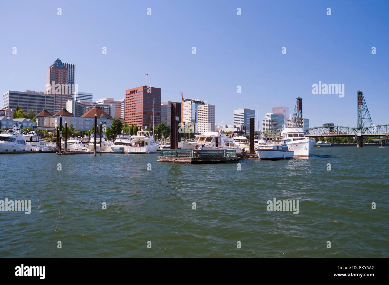 Riverfront Marina, Portland, Oregon, Usa Stock Photo - Alamy