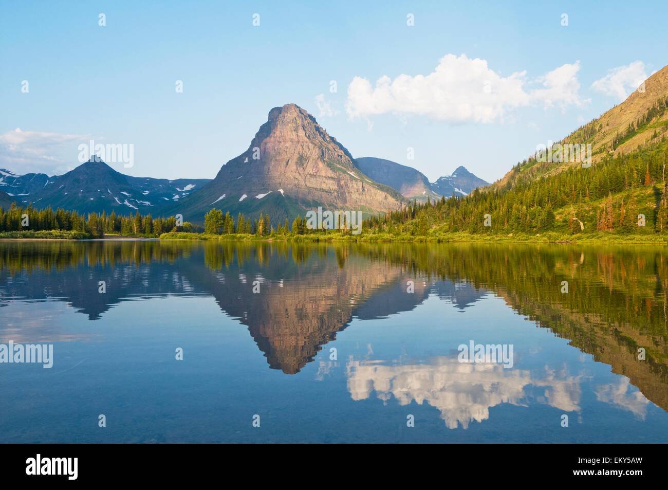 Two Medicine Lake, Glacier National Park, Montana, United States Of ...
