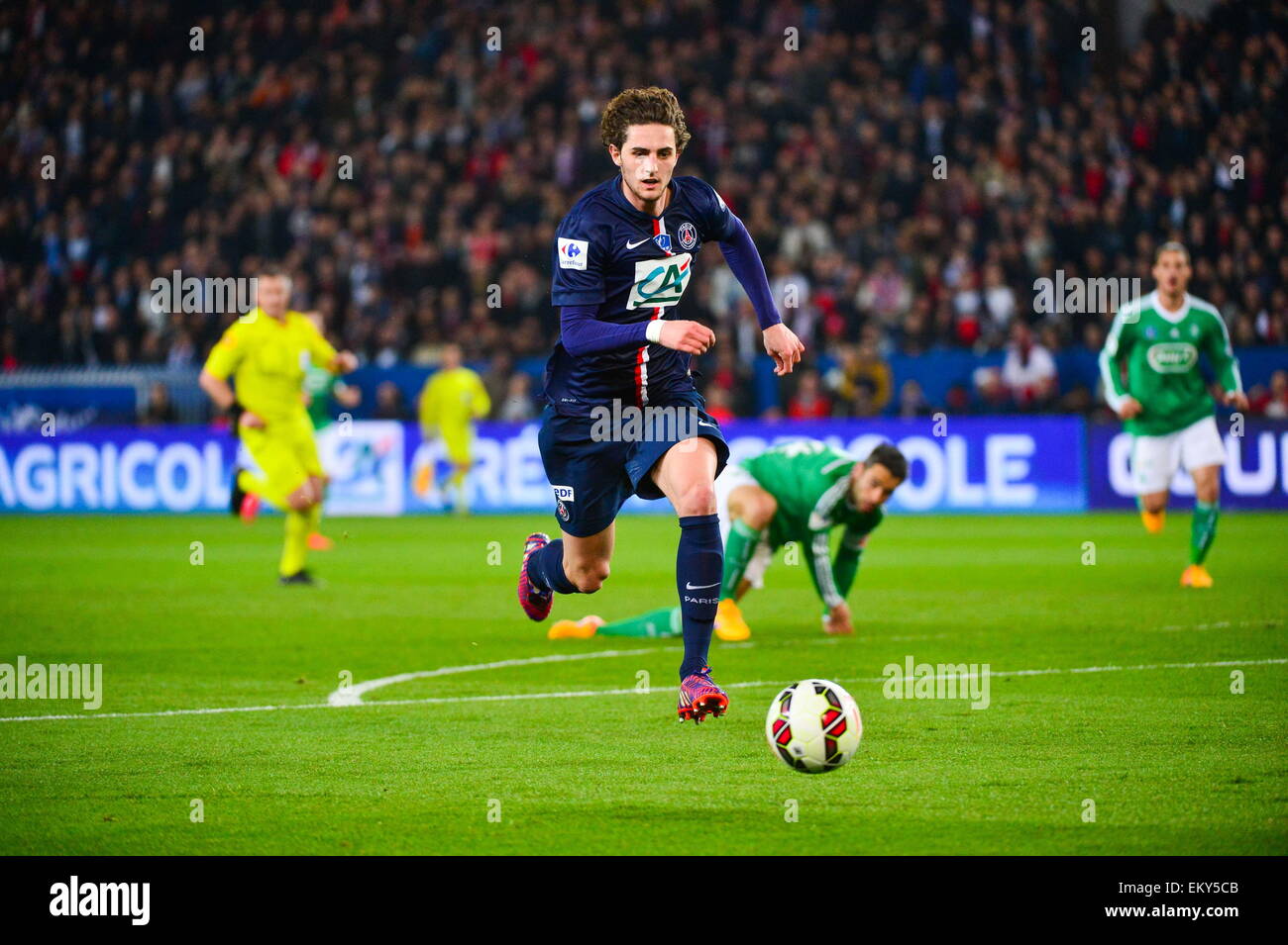 Adrien RABIOT - 08.04.2015 - Paris Saint Germain/Saint Etienne - 1 ...