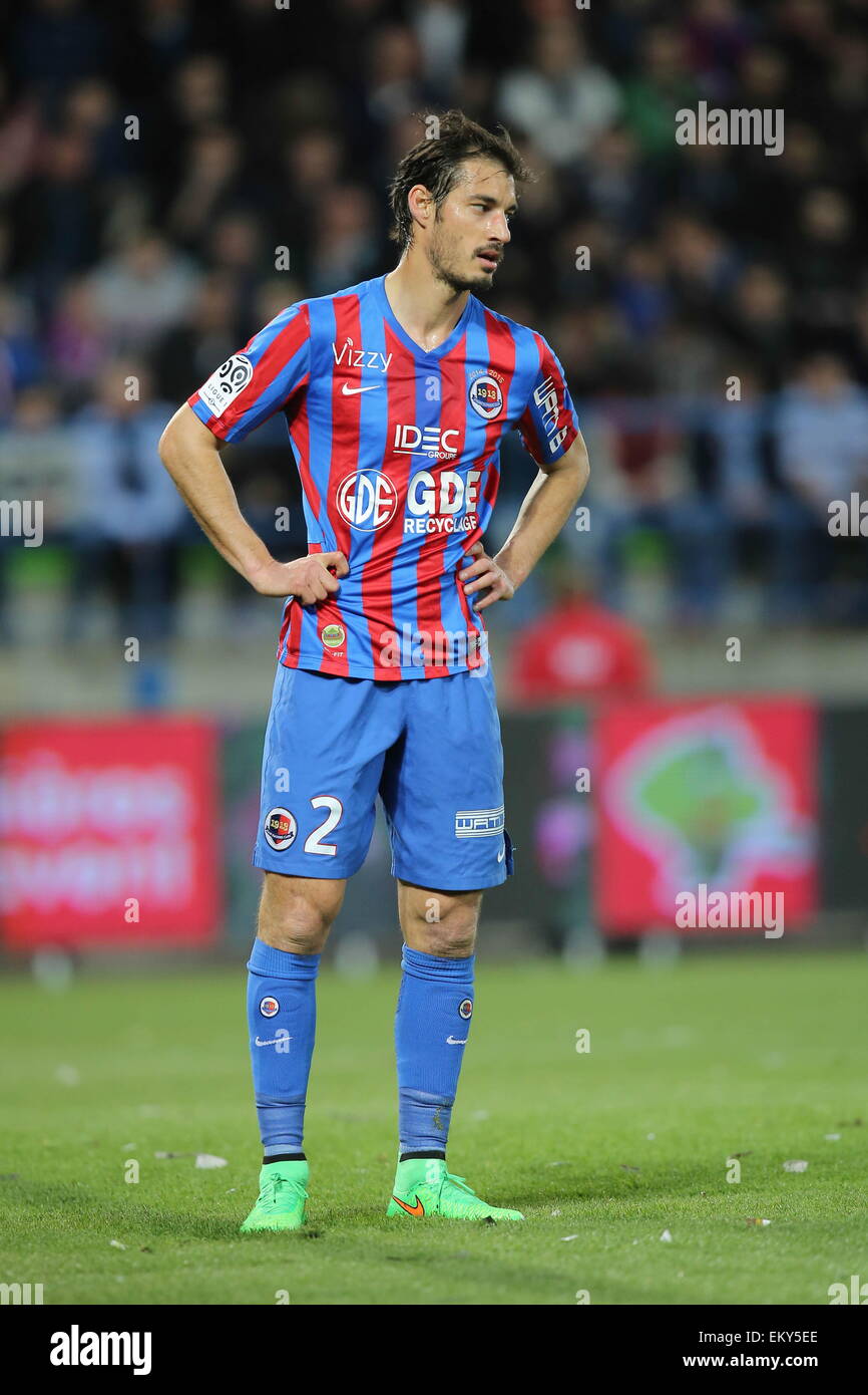 Nicolas SEUBE - 10.04.2015 - Caen/Monaco - 32e journee Ligue 1.Photo ...