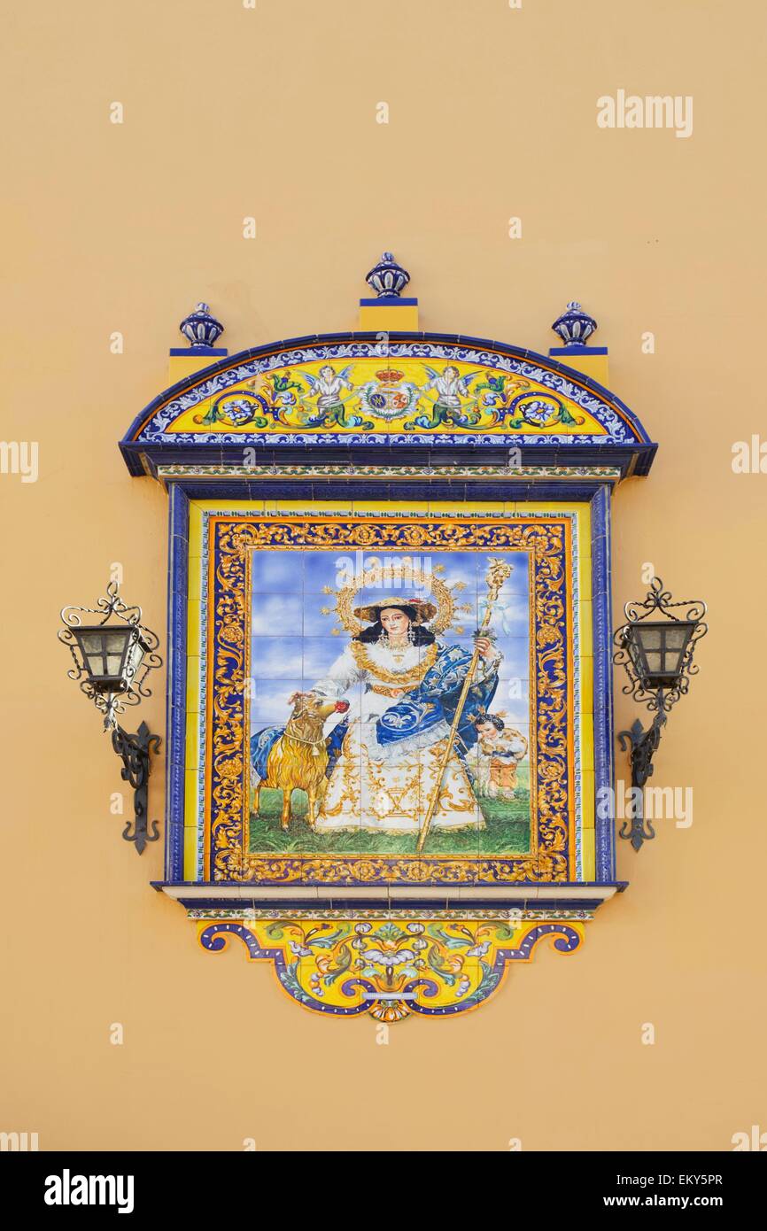 Azulejos Traditional Ceramic Tiles, Seville, Spain Stock Photo - Alamy
