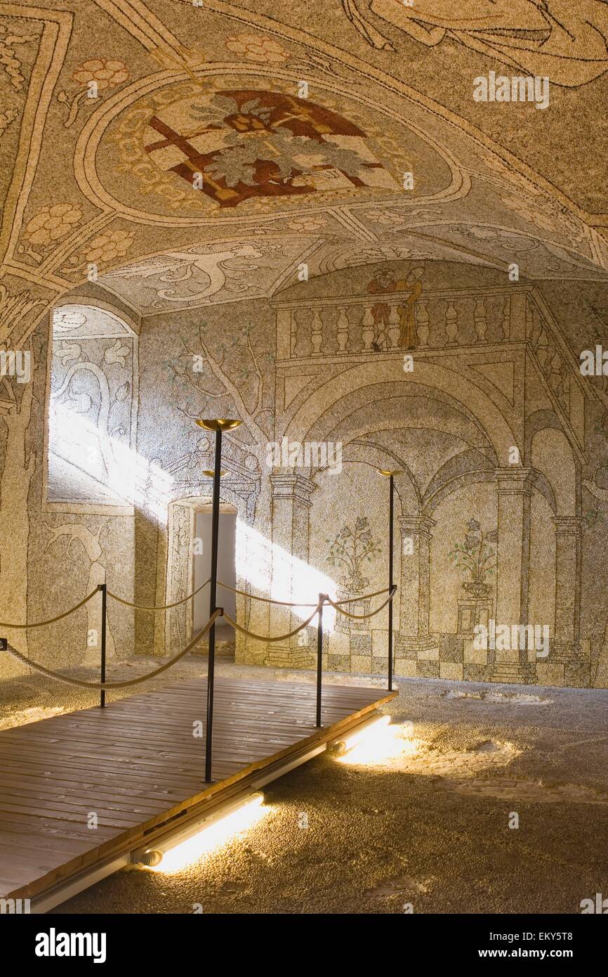 Mosaic In A Castle, Grein, Austria Stock Photo - Alamy