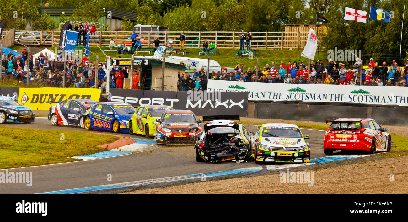 Knockhill BTCC Championship 2014 Stock Photo - Alamy