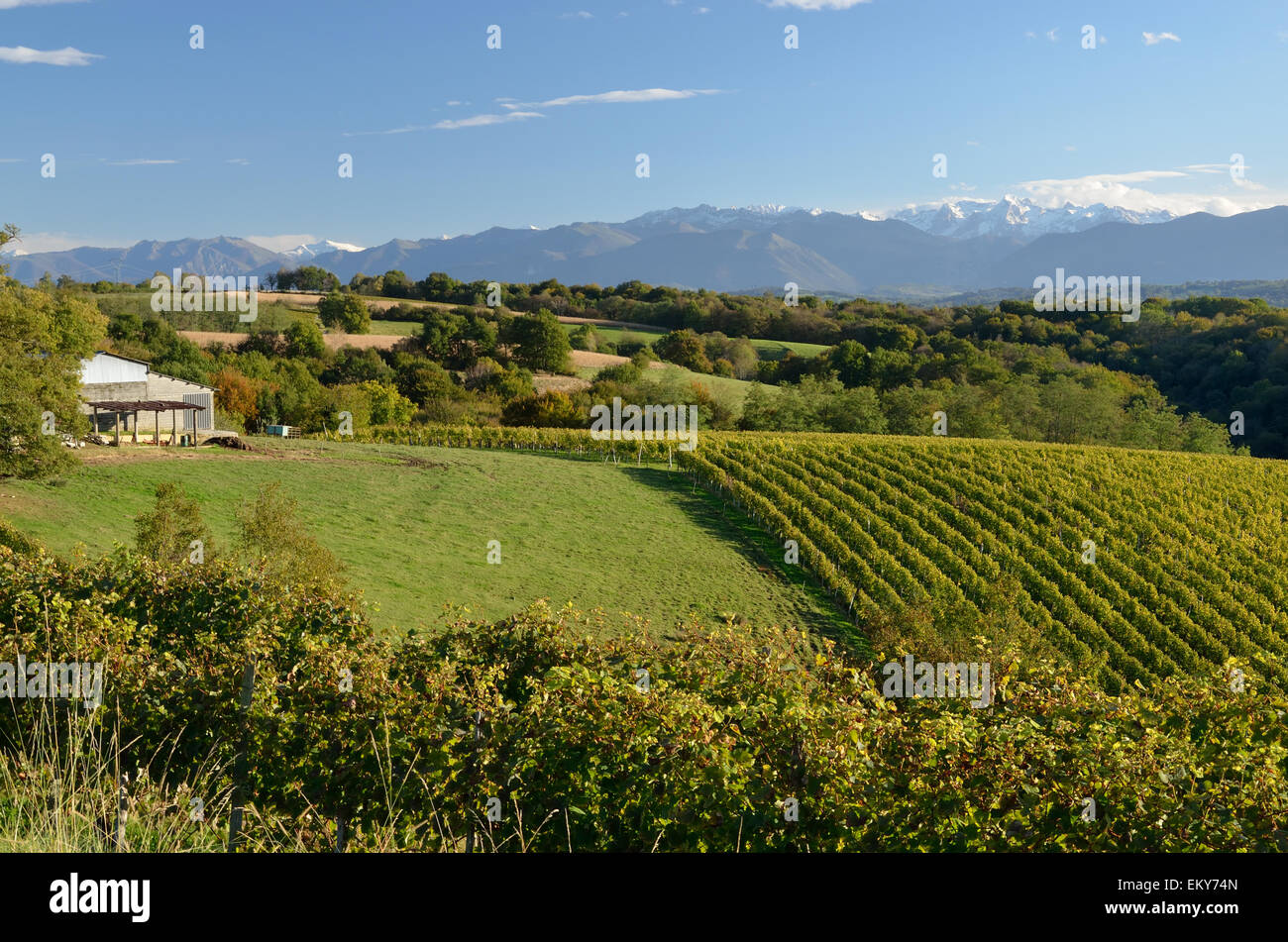 French country landscape Stock Photo - Alamy