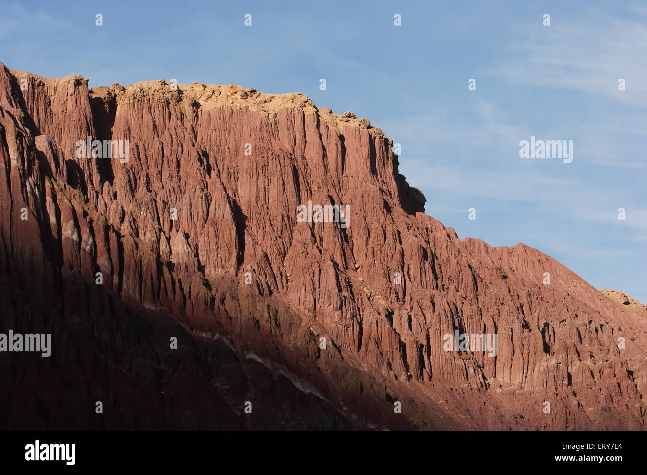 Red Mountains Near Sharh-E-Zohak (The Red City) At The Entrance To The ...