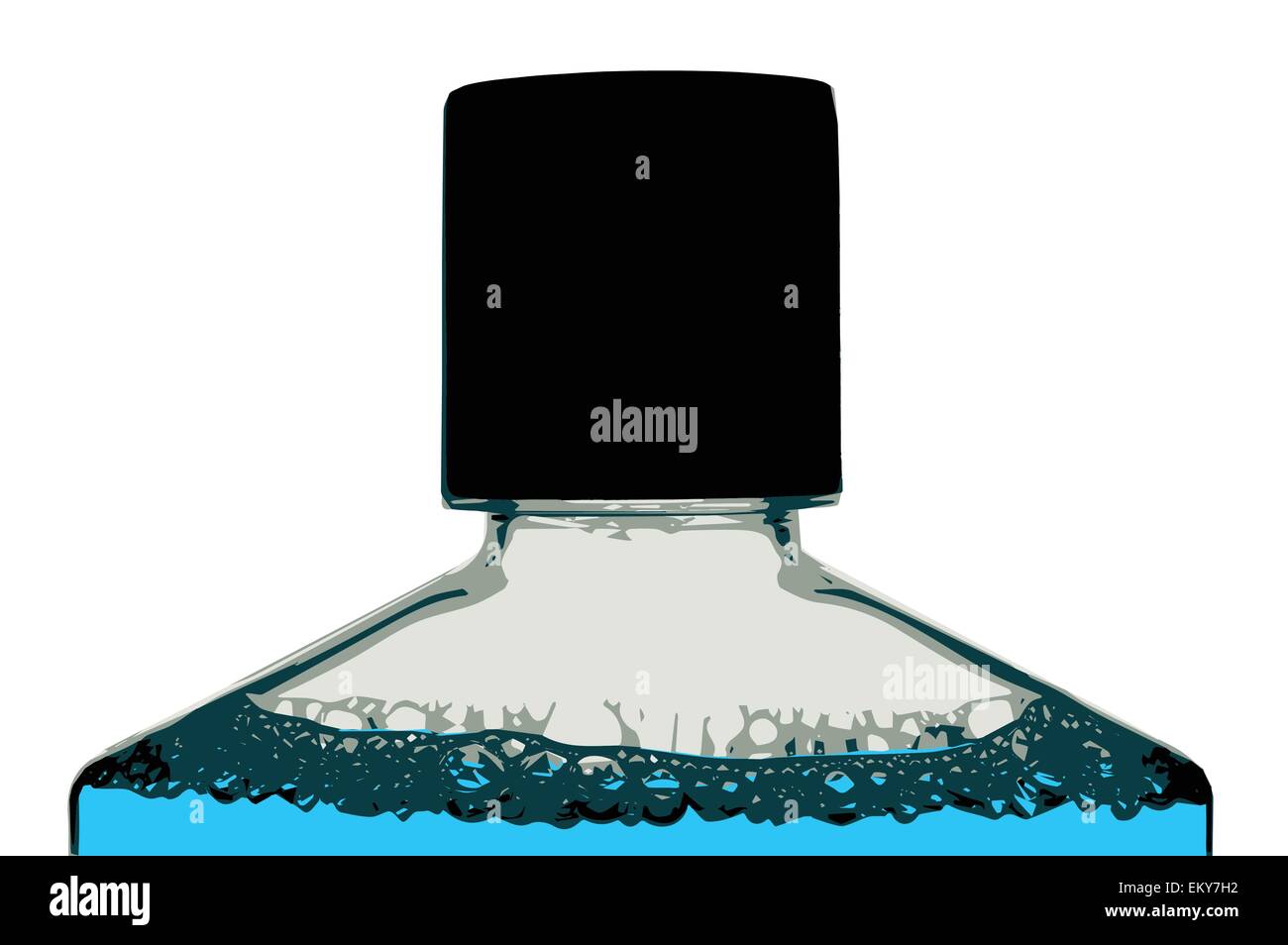 Vector illustration blue dental Stock Vector Images - Alamy