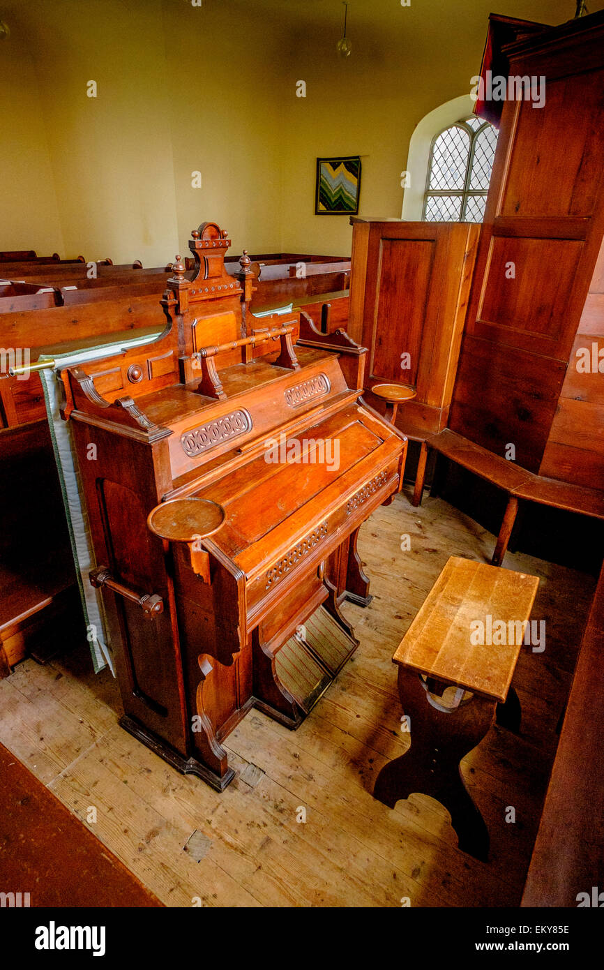 The Harmonium in Croick Church, Strathcarron, Sutherland, Scotland ...