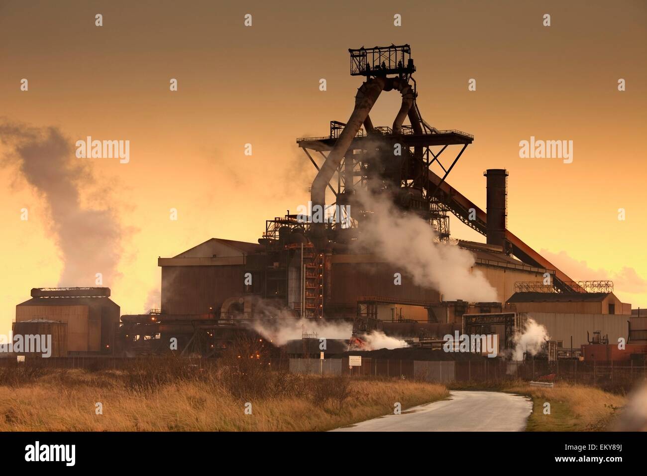 Teesside, England; A Refinery Stock Photo - Alamy