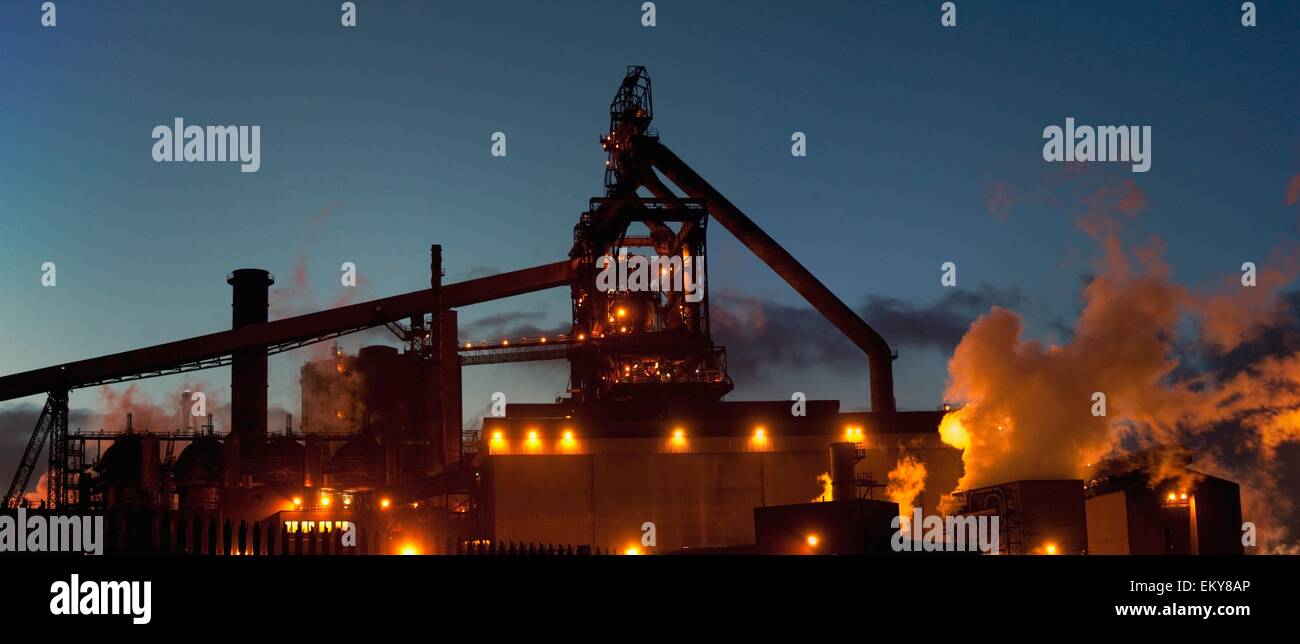 Teesside, England; A Refinery Stock Photo - Alamy