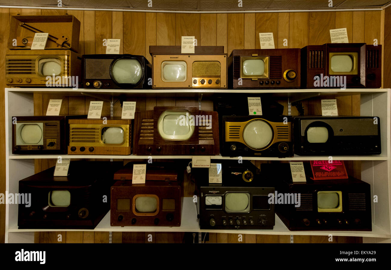 Hilliard, Ohio, USA. 14th Apr, 2015. The Early Television Museum and ...