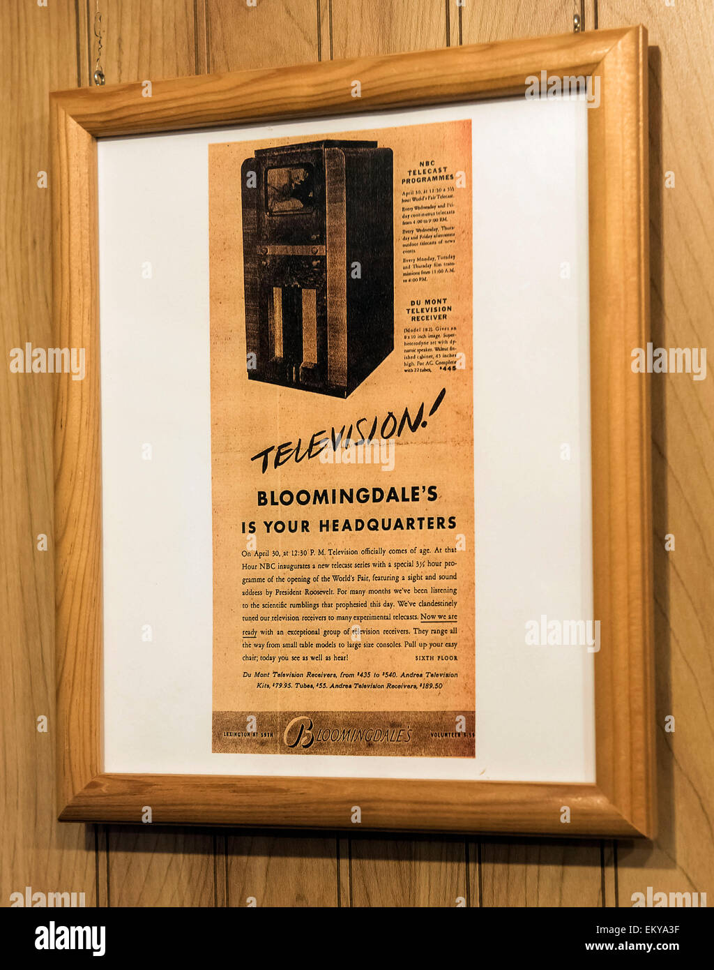 Hilliard, Ohio, USA. 14th Apr, 2015. The Early Television Museum and ...