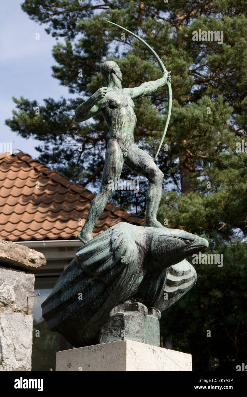 Sculpture of Carl Milles, Stockholm, Milles Garden Stock Photo - Alamy
