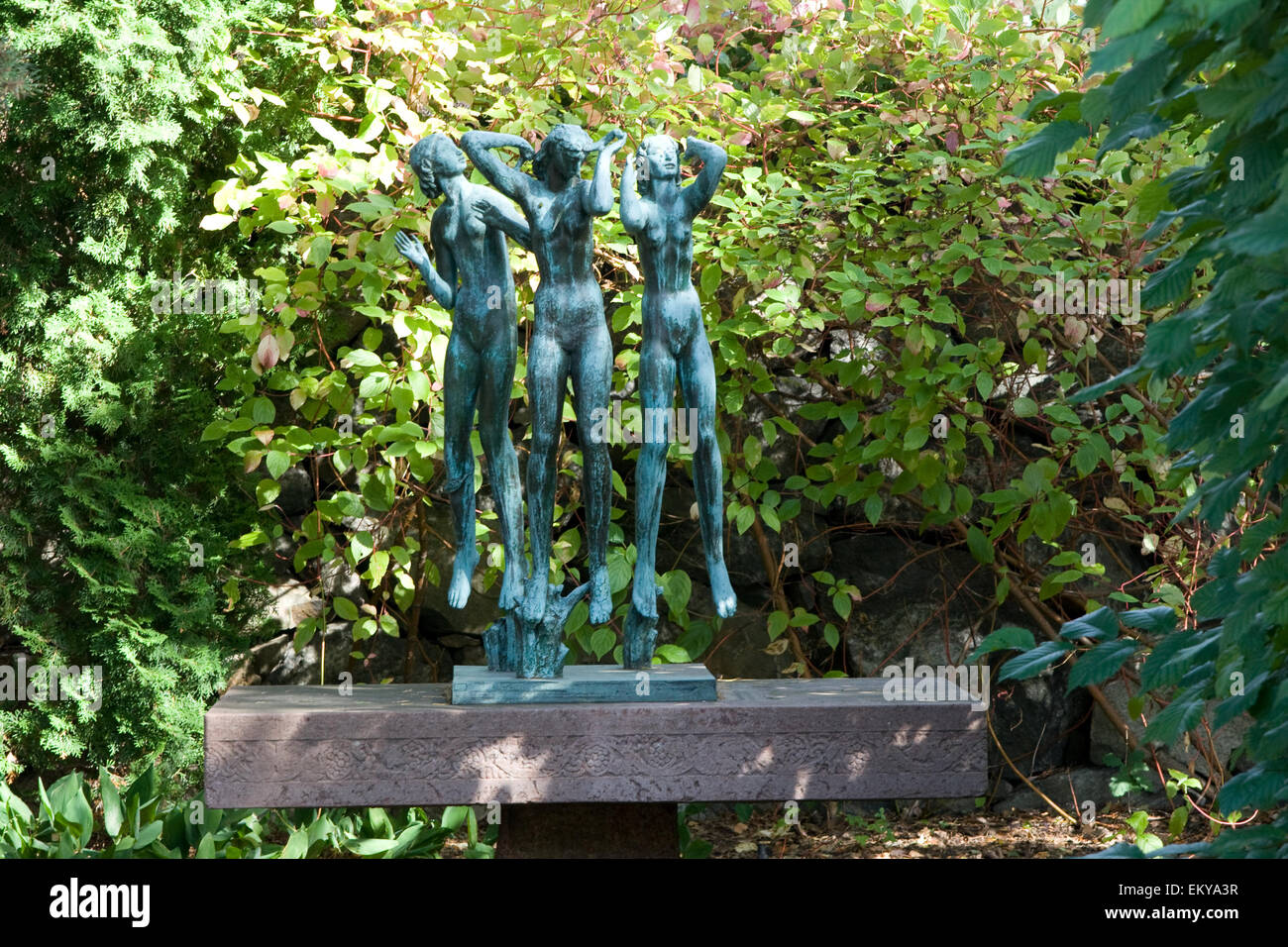 Sculpture of Carl Milles, Stockholm, Milles Garden Stock Photo - Alamy