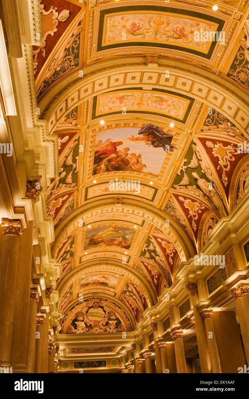 Las Vegas, Nevada, United States Of America; Decorative Painted Arched ...