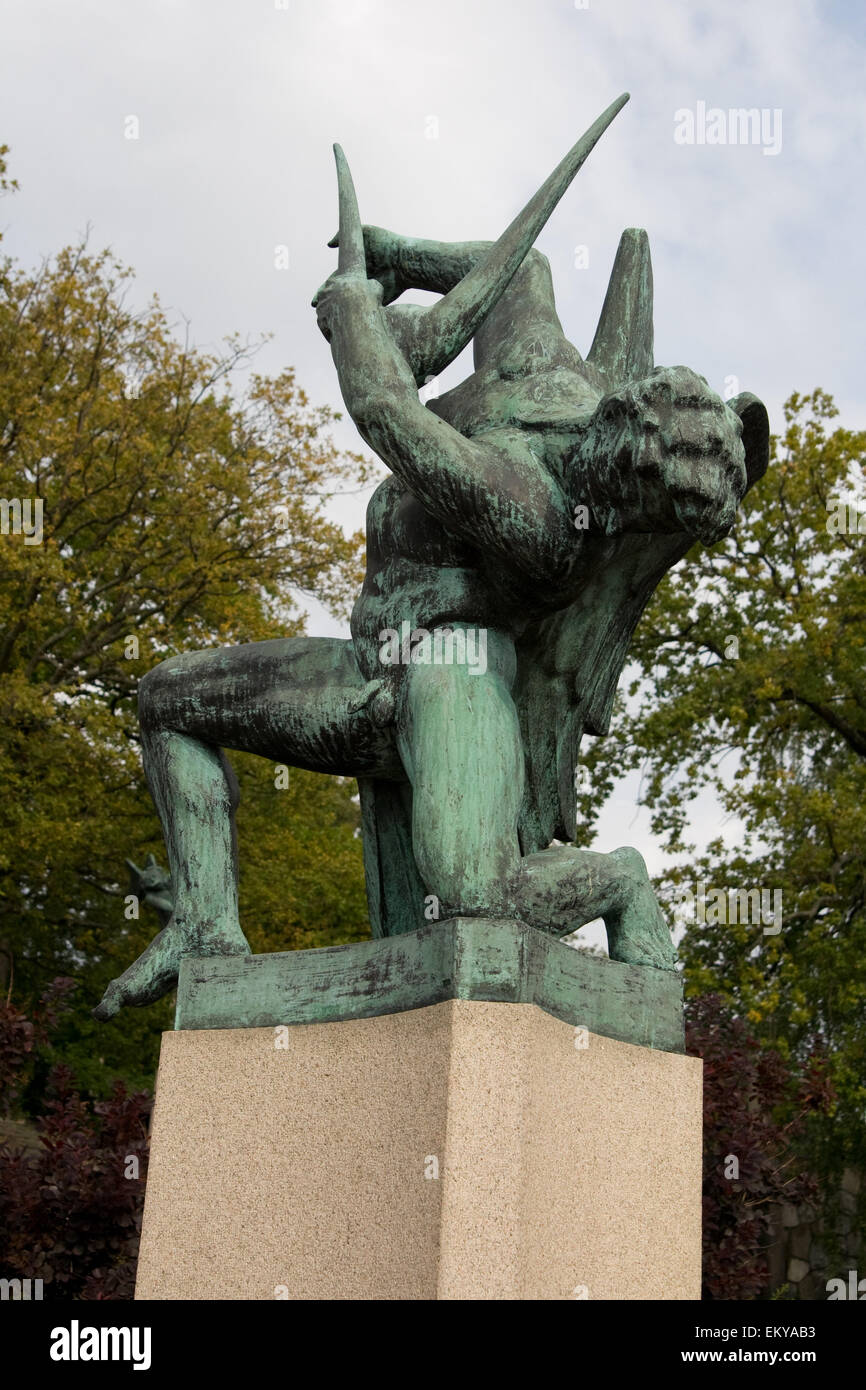 Sculpture of Carl Milles, Stockholm, Milles Garden Stock Photo - Alamy