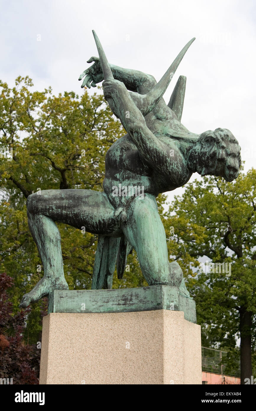Sculpture of Carl Milles, Stockholm, Milles Garden Stock Photo - Alamy
