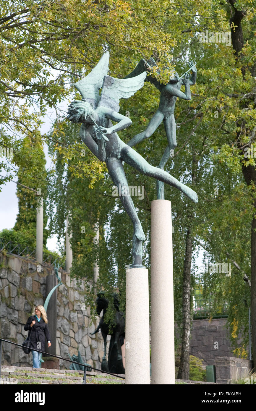 Sculpture of Carl Milles, Stockholm, Milles Garden Stock Photo - Alamy