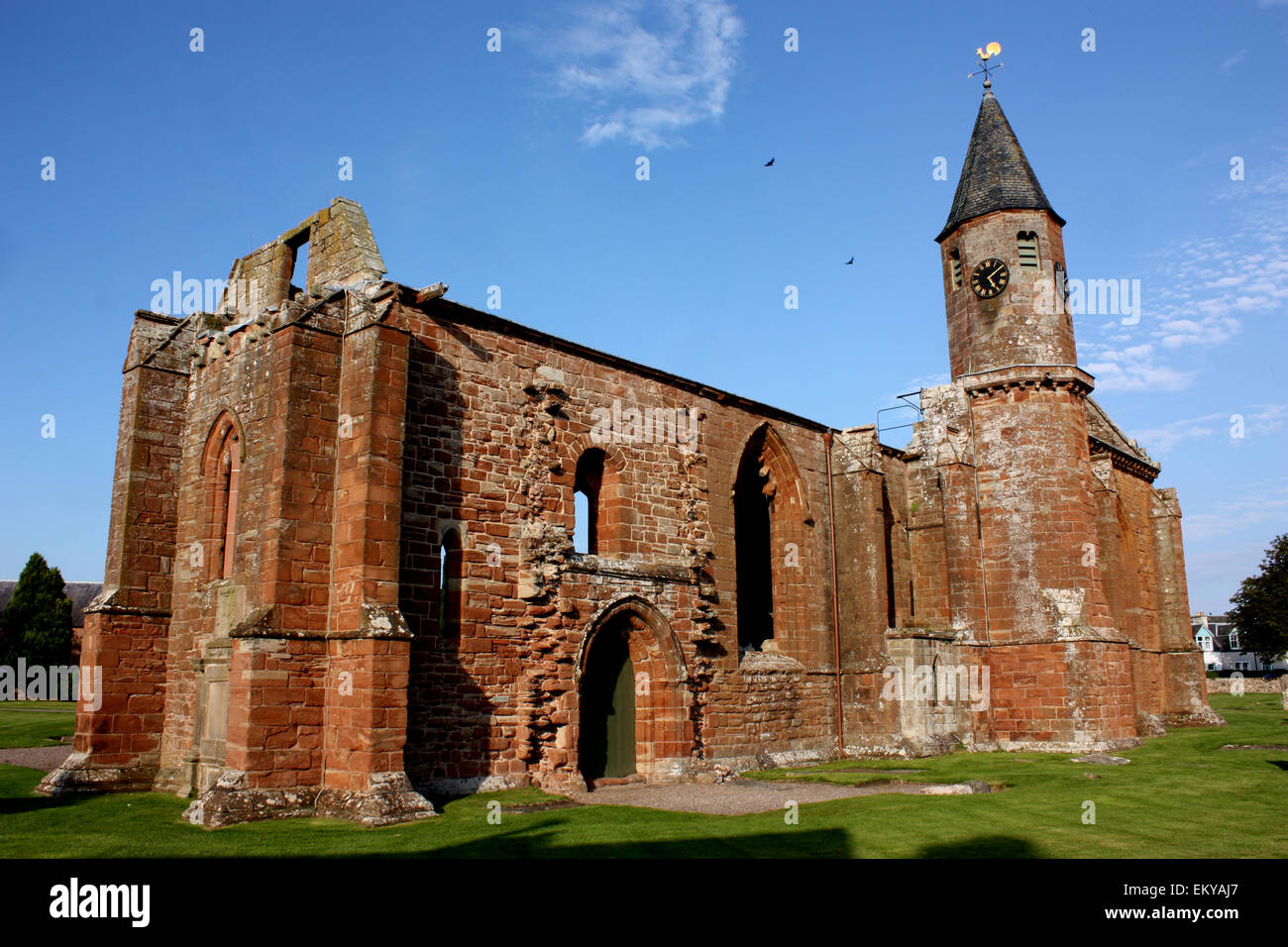 The Cathedral at Fortrose on the Black Isle north of Inverness ...