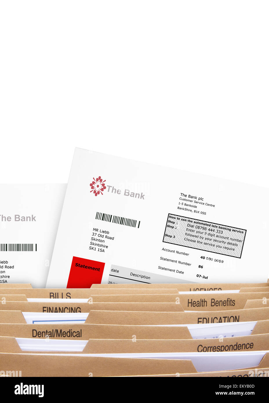 File dividers hi-res stock photography and images - Alamy