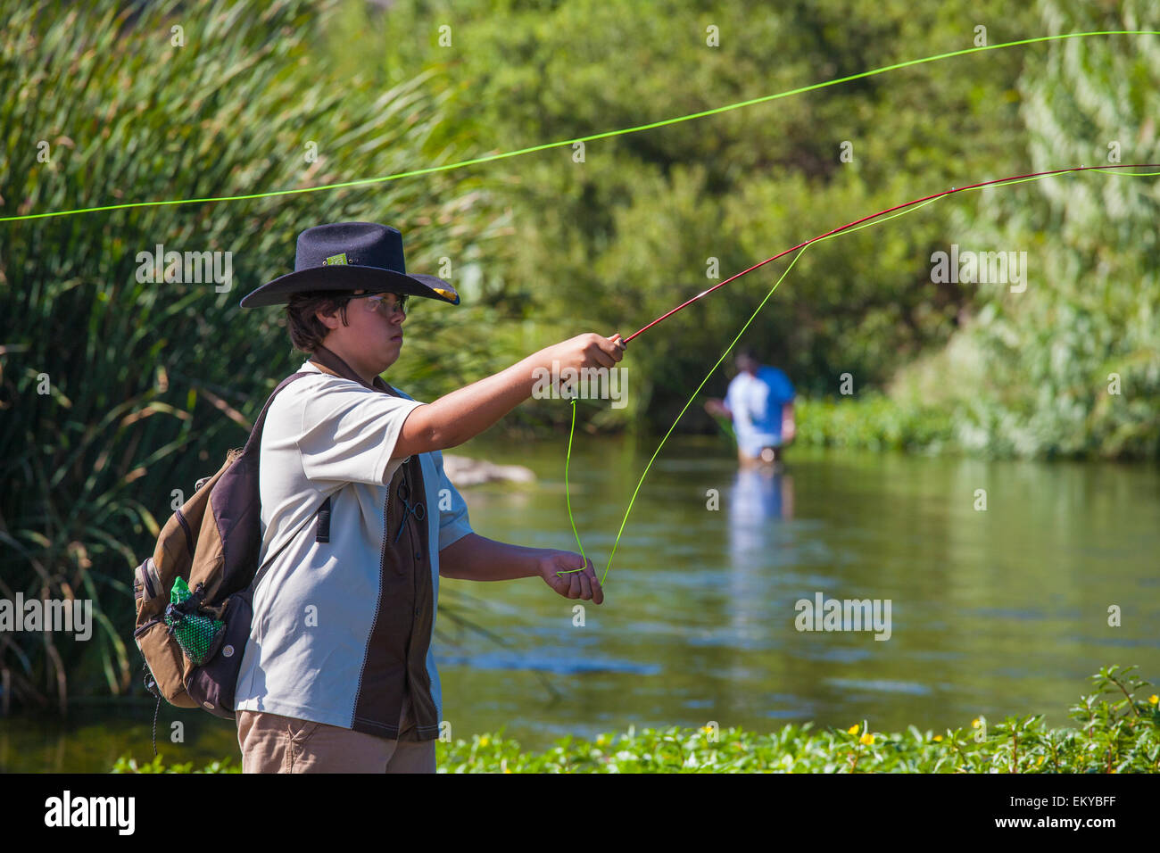Kids and those wishing to learn to fish attend The first annual Off tha ...