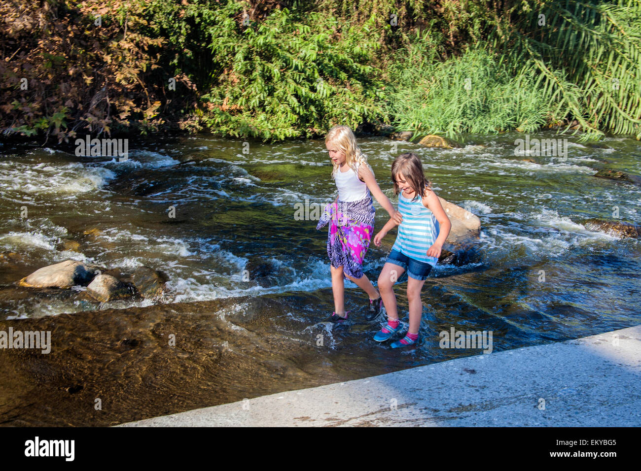 Girl walking by the river hi-res stock photography and images - Alamy