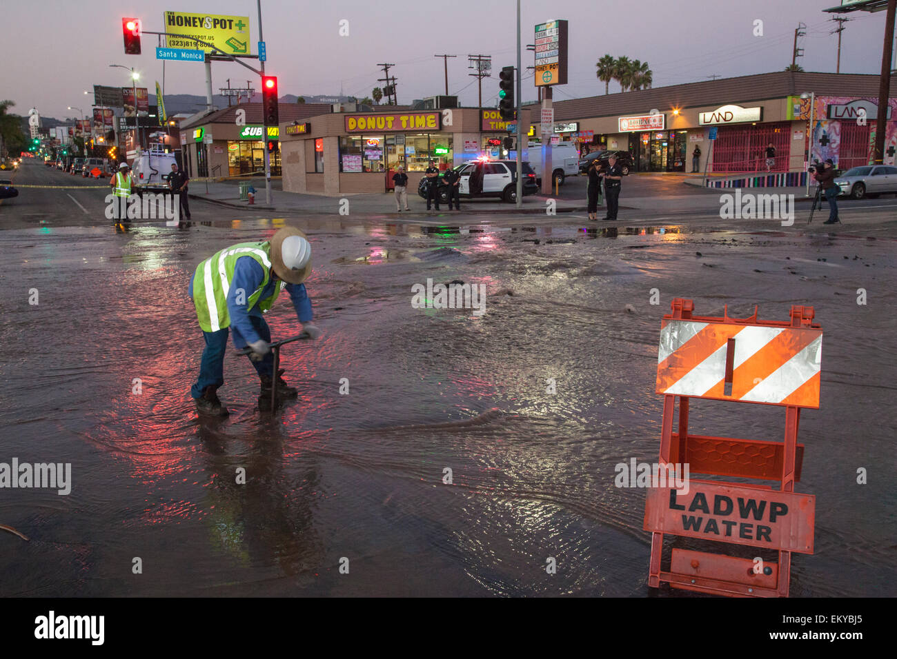 Municipal water department workers hi-res stock photography and images ...