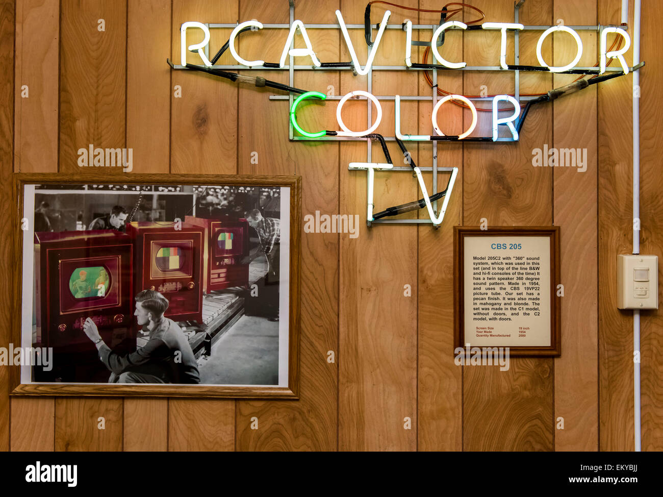 Hilliard, Ohio, USA. 14th Apr, 2015. The Early Television Museum and ...