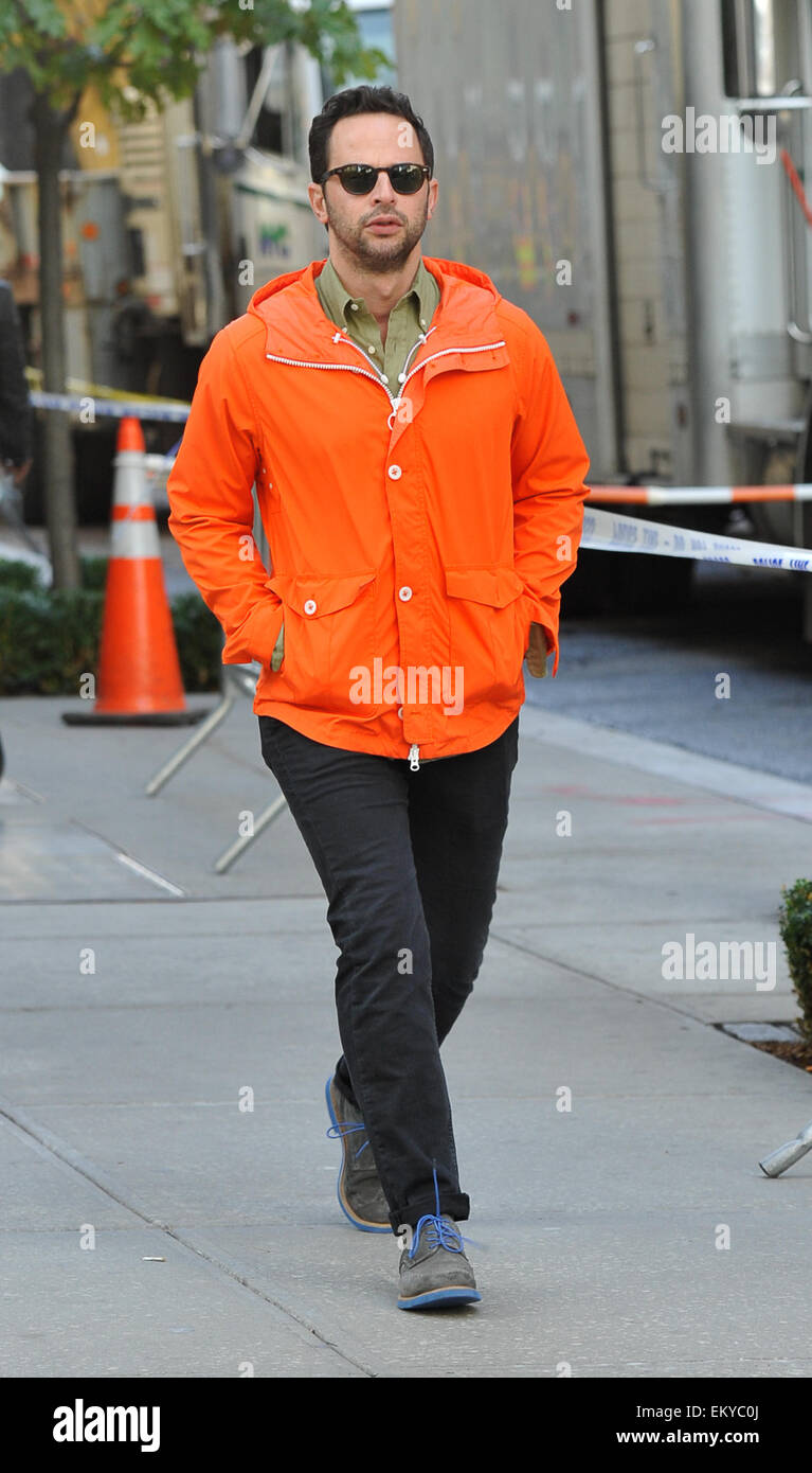 Comedian Nick Kroll out strolling in Soho Featuring: Nick Kroll Where ...