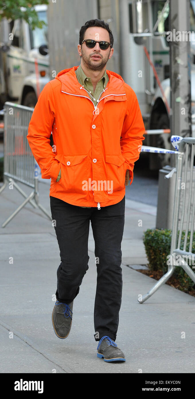 Comedian Nick Kroll out strolling in Soho Featuring: Nick Kroll Where ...