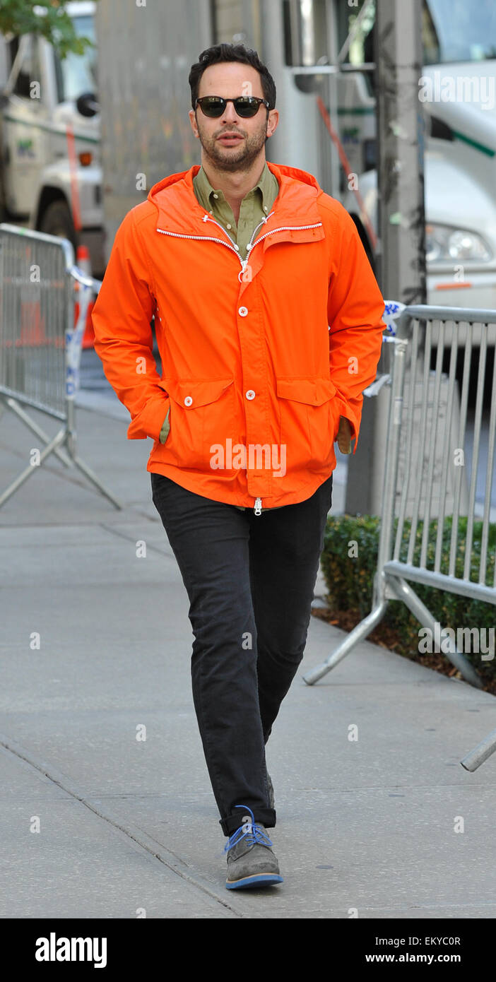 Comedian Nick Kroll out strolling in Soho Featuring: Nick Kroll Where ...