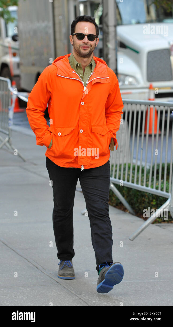 Comedian Nick Kroll out strolling in Soho Featuring: Nick Kroll Where ...