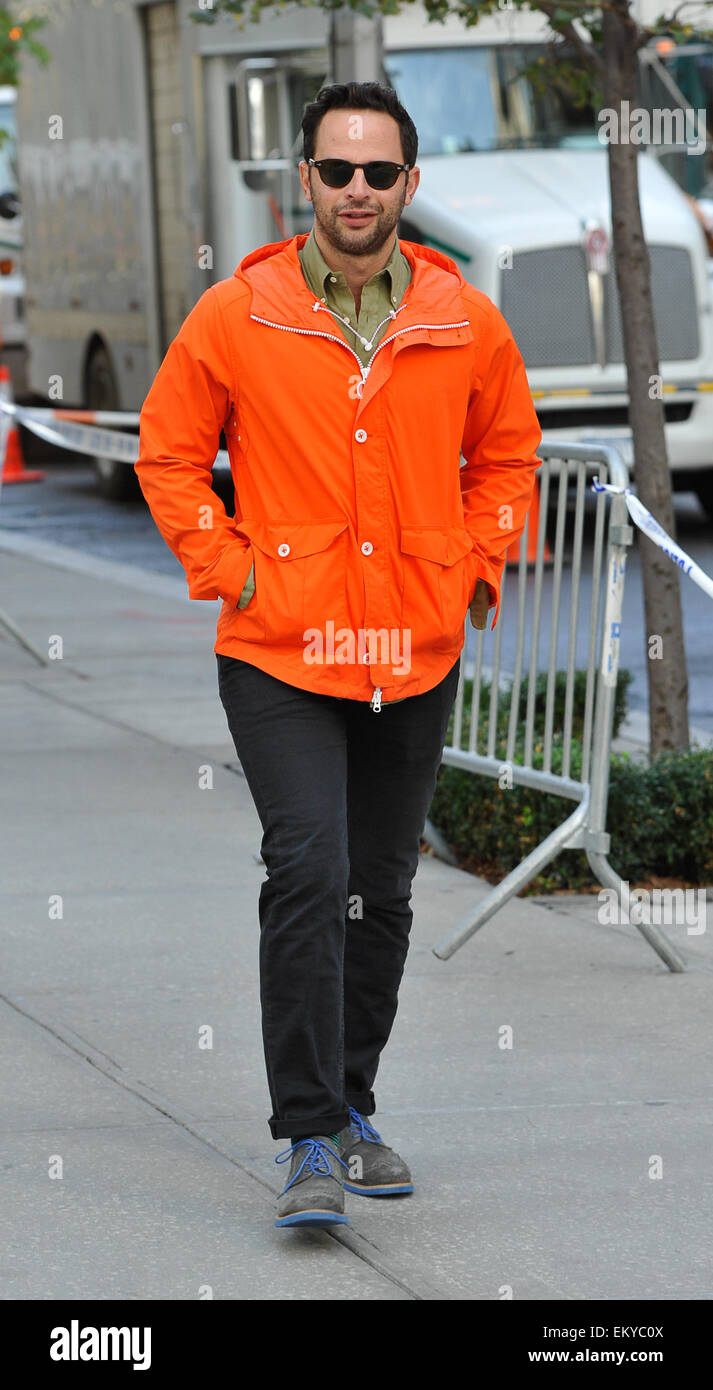 Comedian Nick Kroll out strolling in Soho Featuring: Nick Kroll Where ...