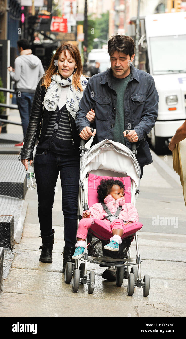 'Office Space' actor Ron Livingston spotted out in Soho with his wife ...
